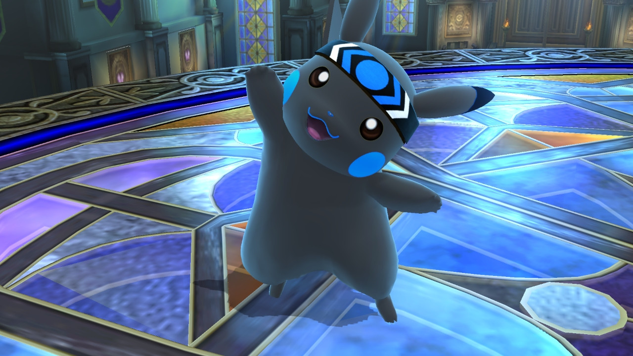 True Blue Pikachu [Super Smash Bros. (Wii U)] [Mods]