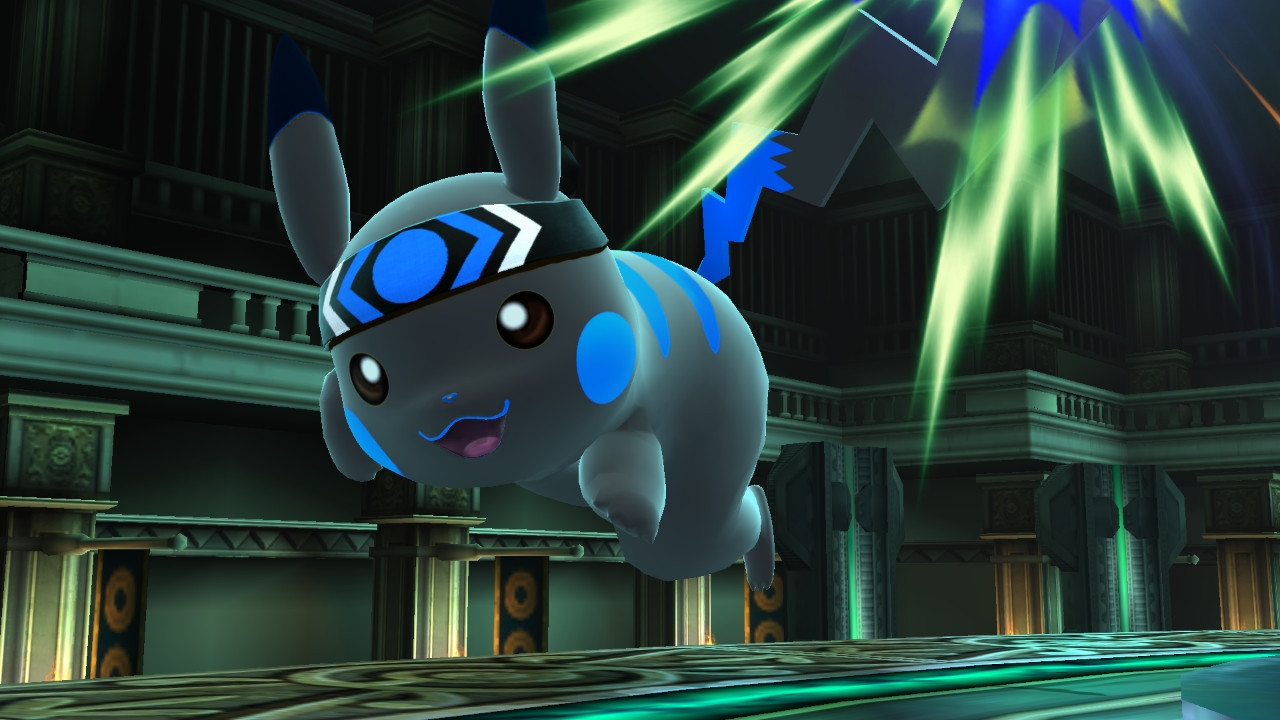 True Blue Pikachu [Super Smash Bros. (Wii U)] [Mods]