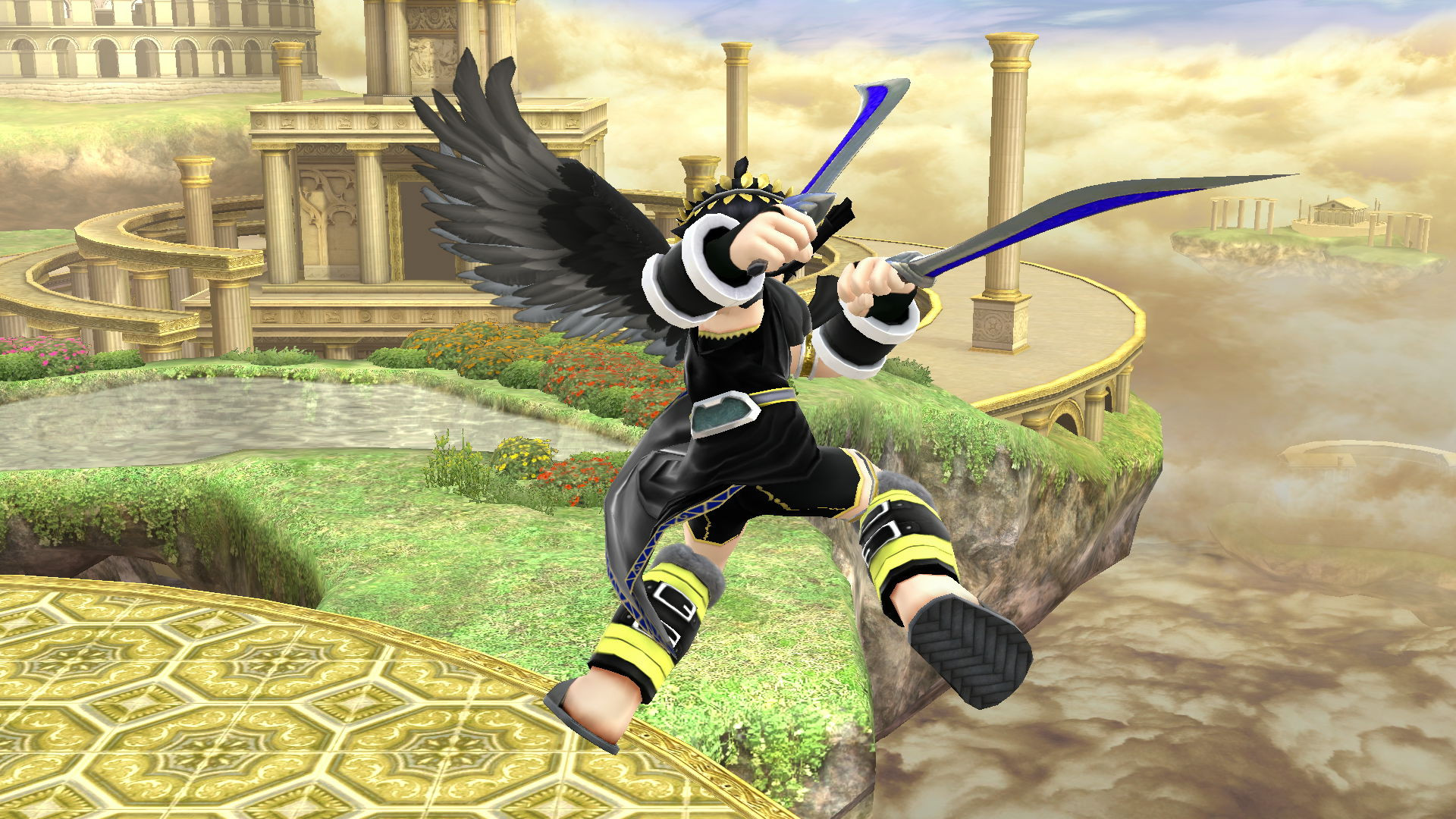 Black Silver Dark Pit [Super Smash Bros. (Wii U)] [Mods]