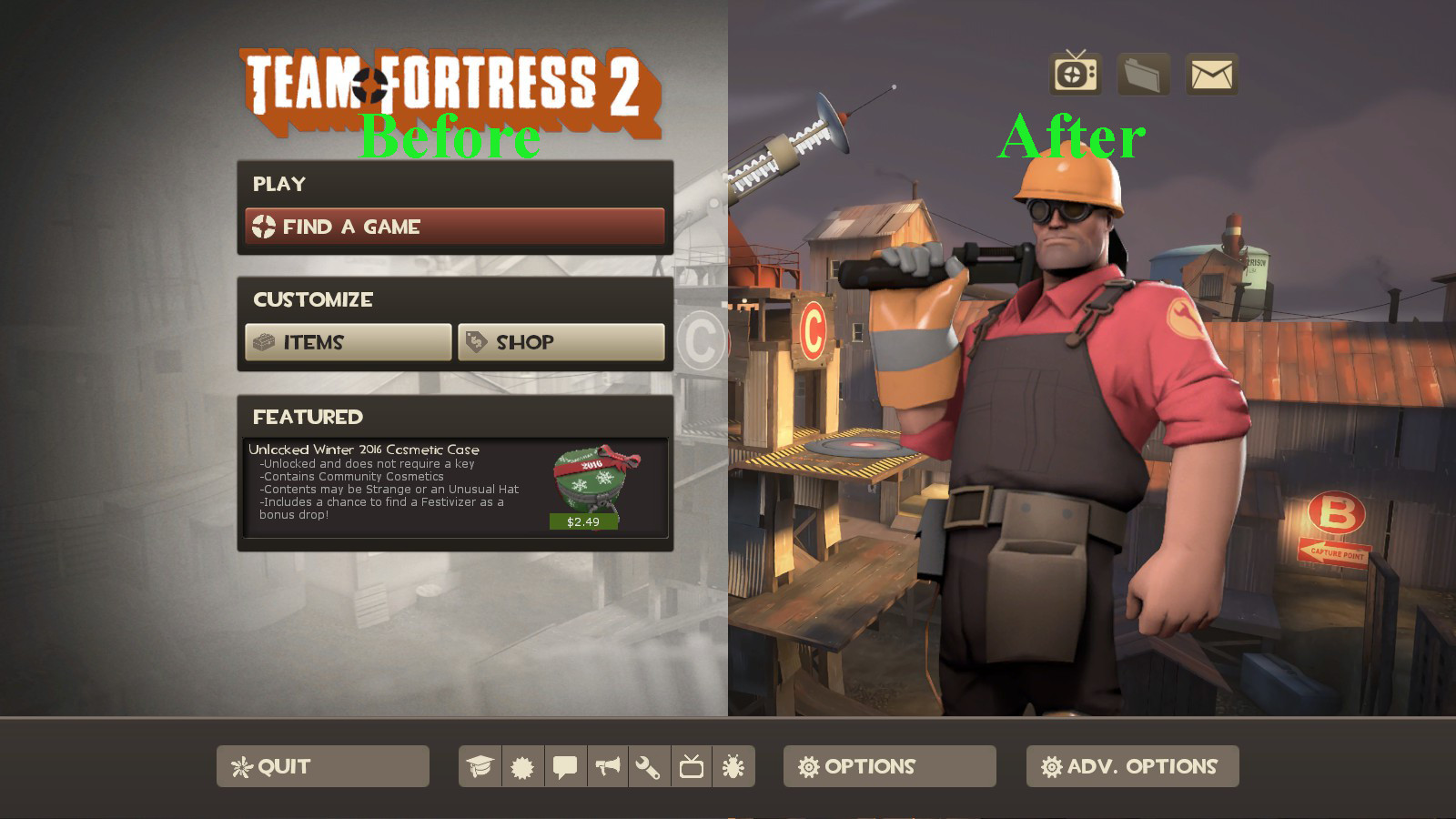 Backgrounds in Color Mod for Team Fortress 2 | TF2 Mods