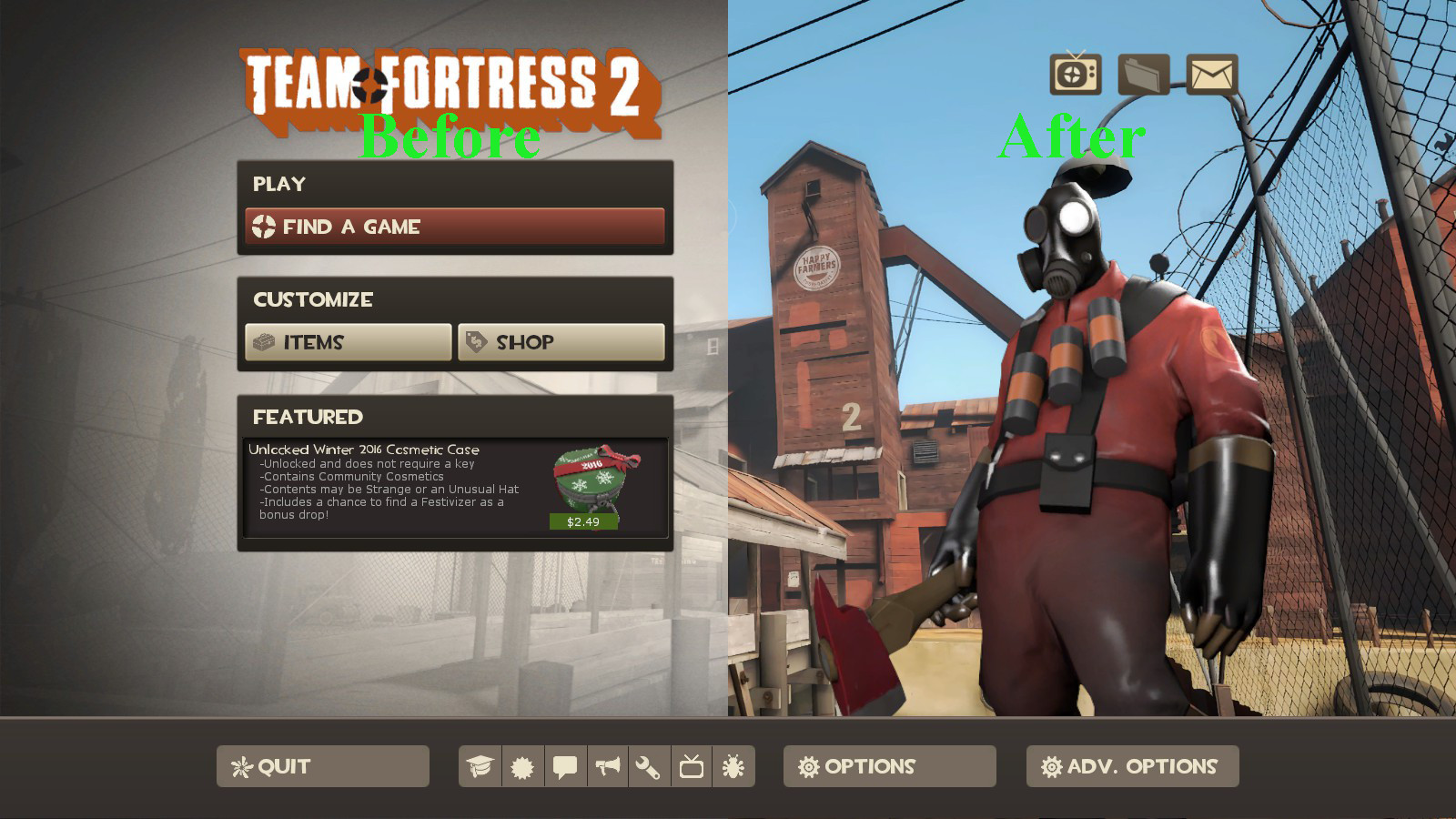 Backgrounds in Color Mod for Team Fortress 2 | TF2 Mods