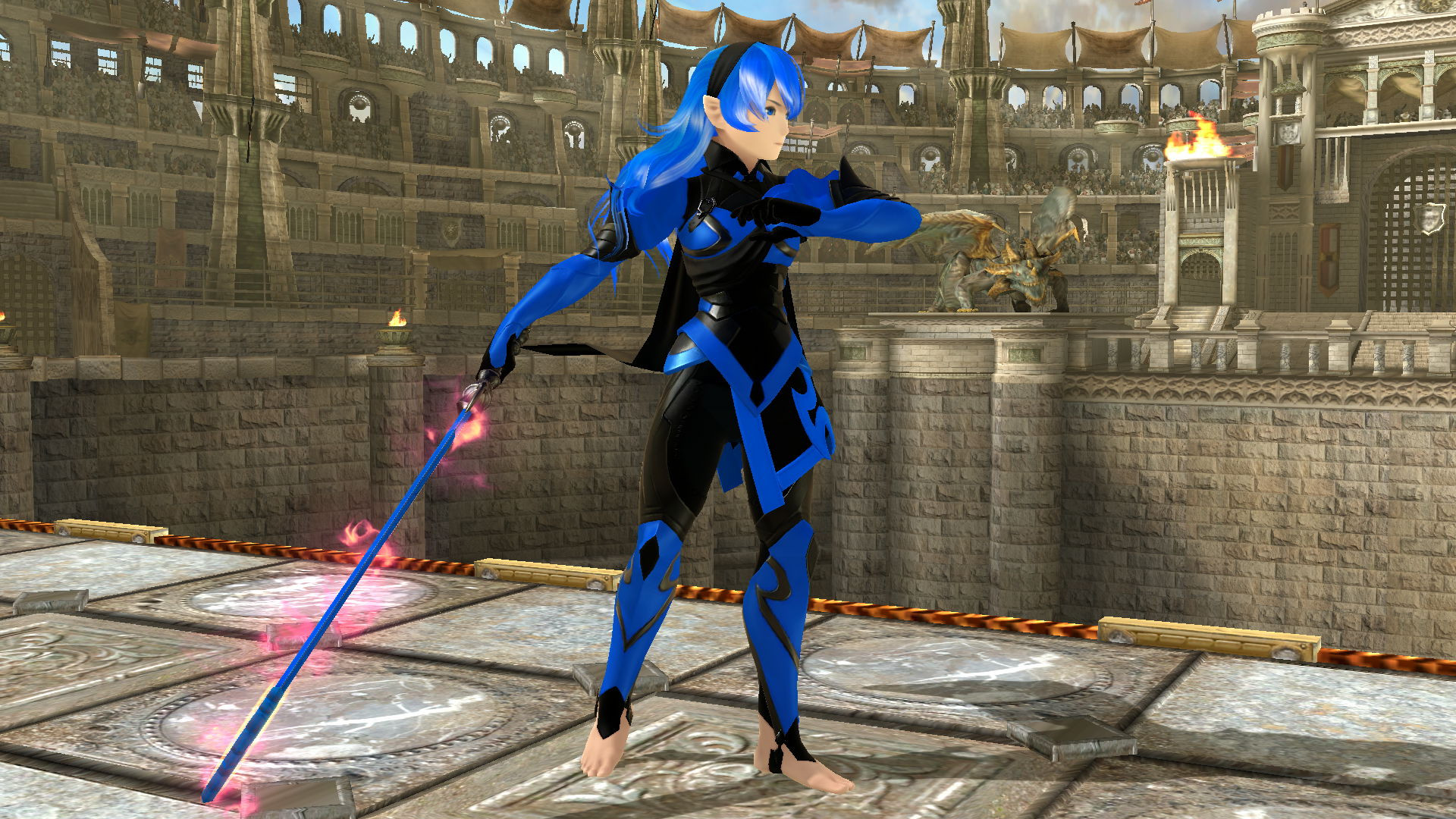 Black and Blue Corrin [Super Smash Bros. (Wii U)] [Mods]