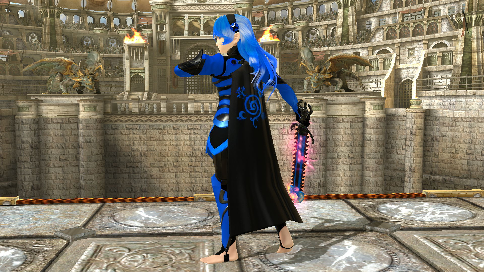 Black and Blue Corrin [Super Smash Bros. (Wii U)] [Mods]