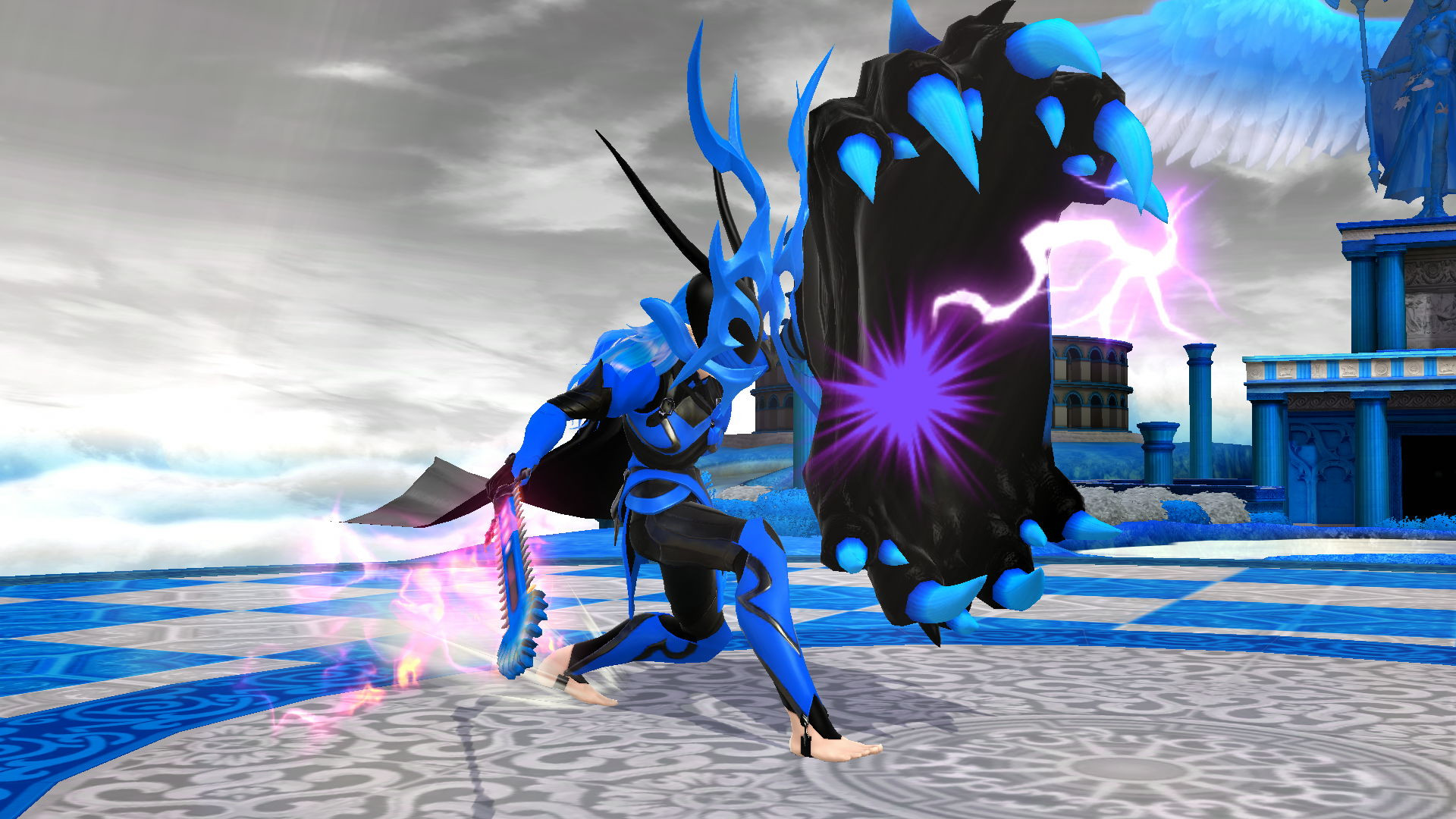 Black and Blue Corrin [Super Smash Bros. (Wii U)] [Mods]