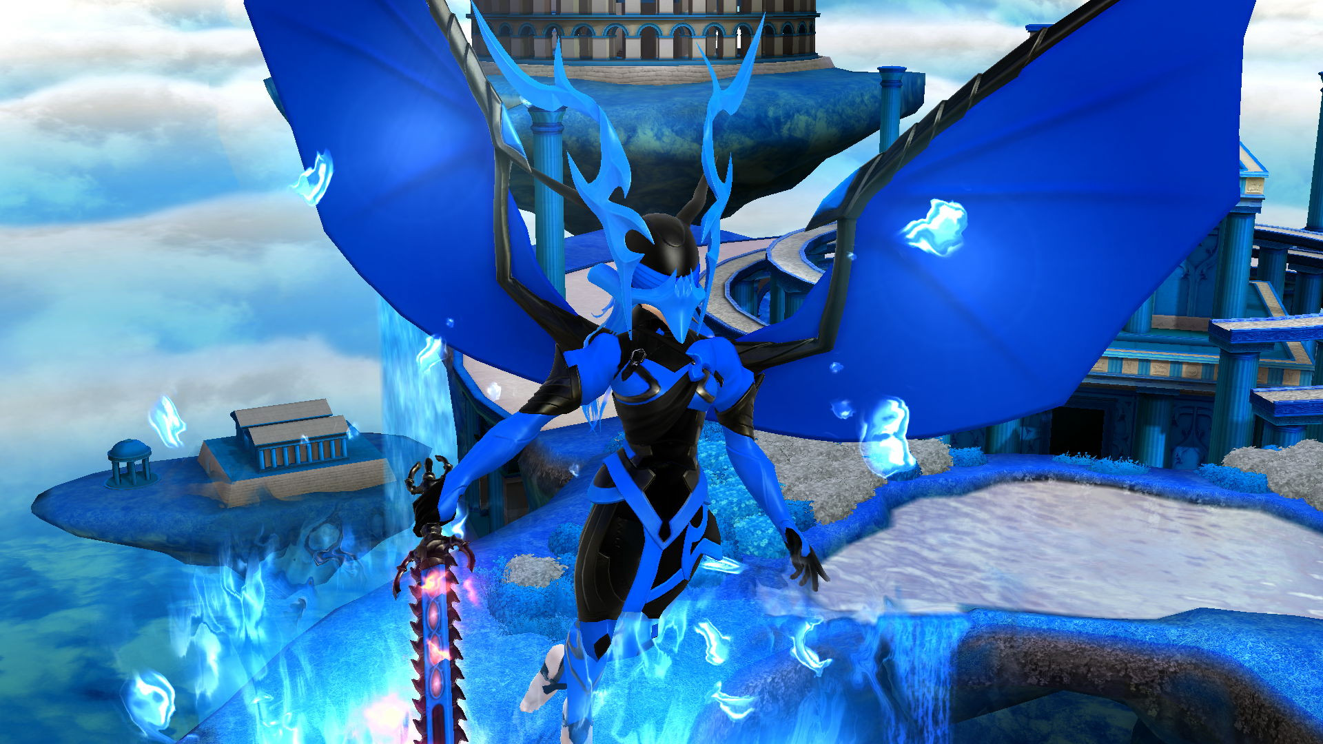 Black and Blue Corrin [Super Smash Bros. (Wii U)] [Mods]