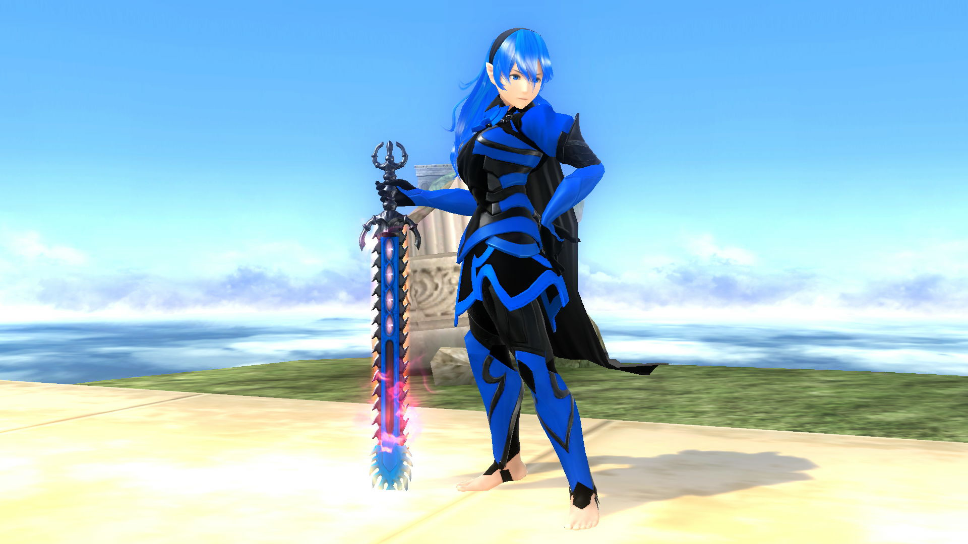 Black and Blue Corrin [Super Smash Bros. (Wii U)] [Mods]