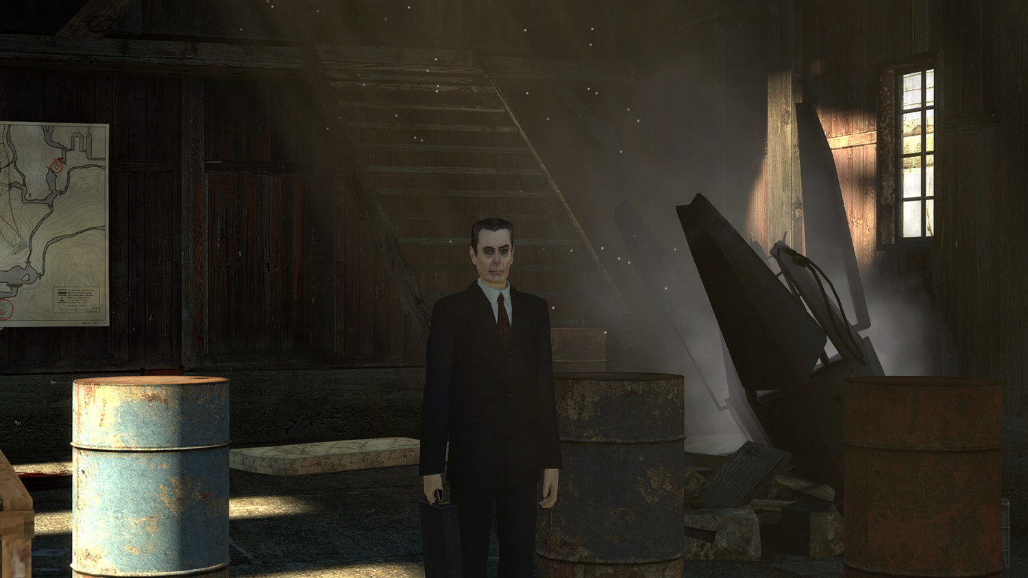 Alpha Ghost Style Gman Mod for Half-Life 2 | HL2 Mods