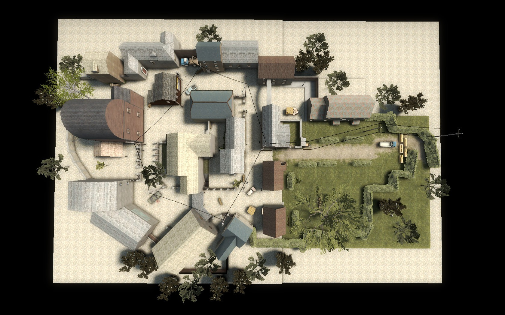de_carentan_cod2 (day & night) [Counter-Strike: Global Offensive] [Mods]