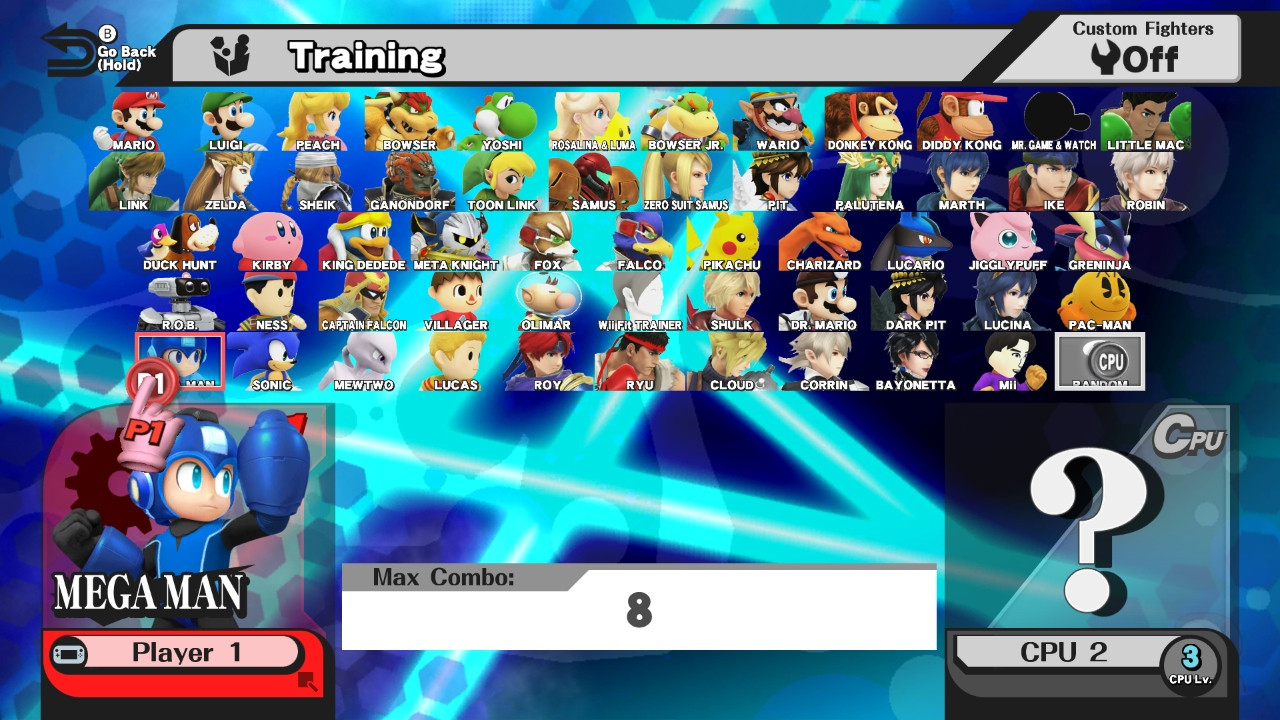 Mega Man 2017 Game Accurate UI Pack [Super Smash Bros. (Wii U)] [Mods]