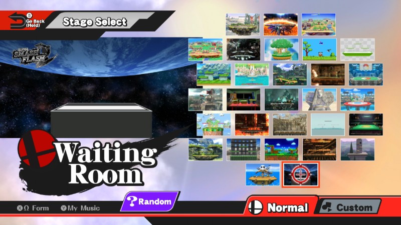 SSF2 Waiting Room Mod for Super Smash Bros. (Wii U) | SSB4U Mods