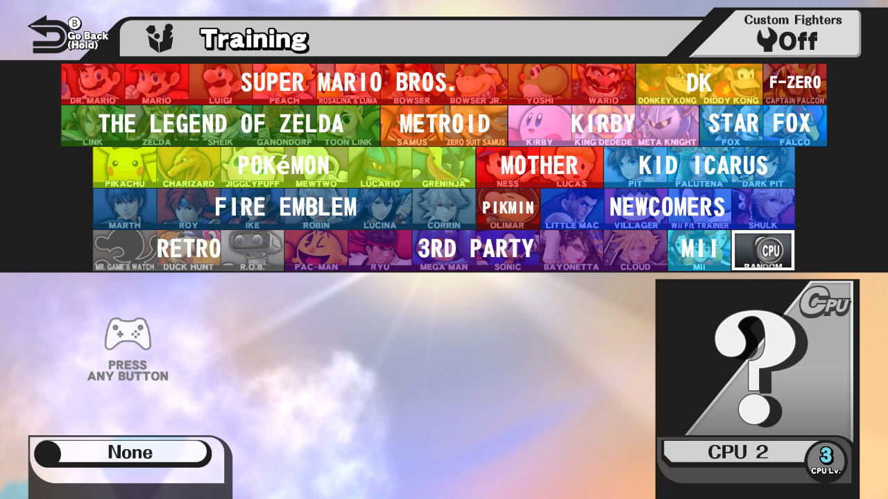 Organized CSS Layout [Super Smash Bros. (Wii U)] [Mods]