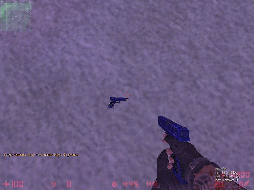 Blue Weapons With Tattoo Mod for Counter-Strike 1.6 | CS1.6 Mods