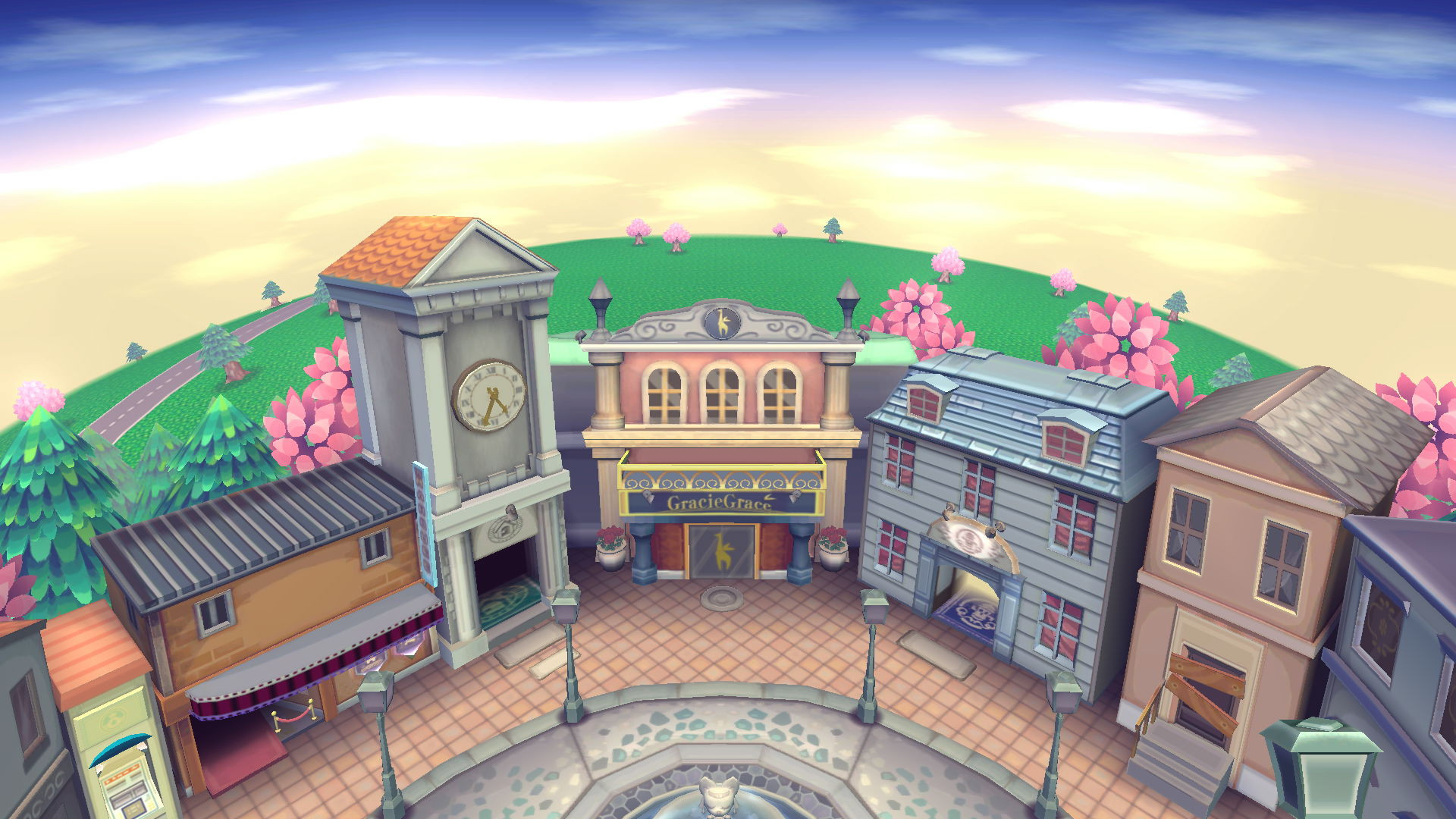 Spring Town And City [Super Smash Bros. (Wii U)] [Mods]