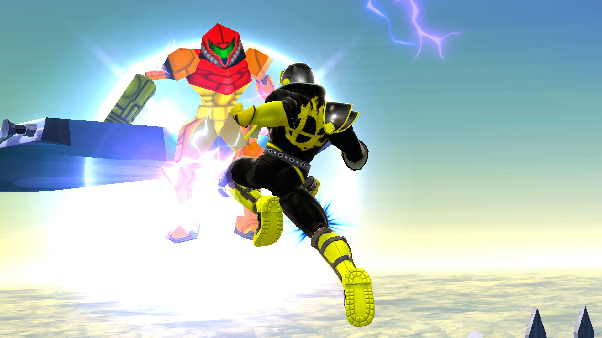 Black & Yellow Captain Falcon [Super Smash Bros. (Wii U)] [Mods]