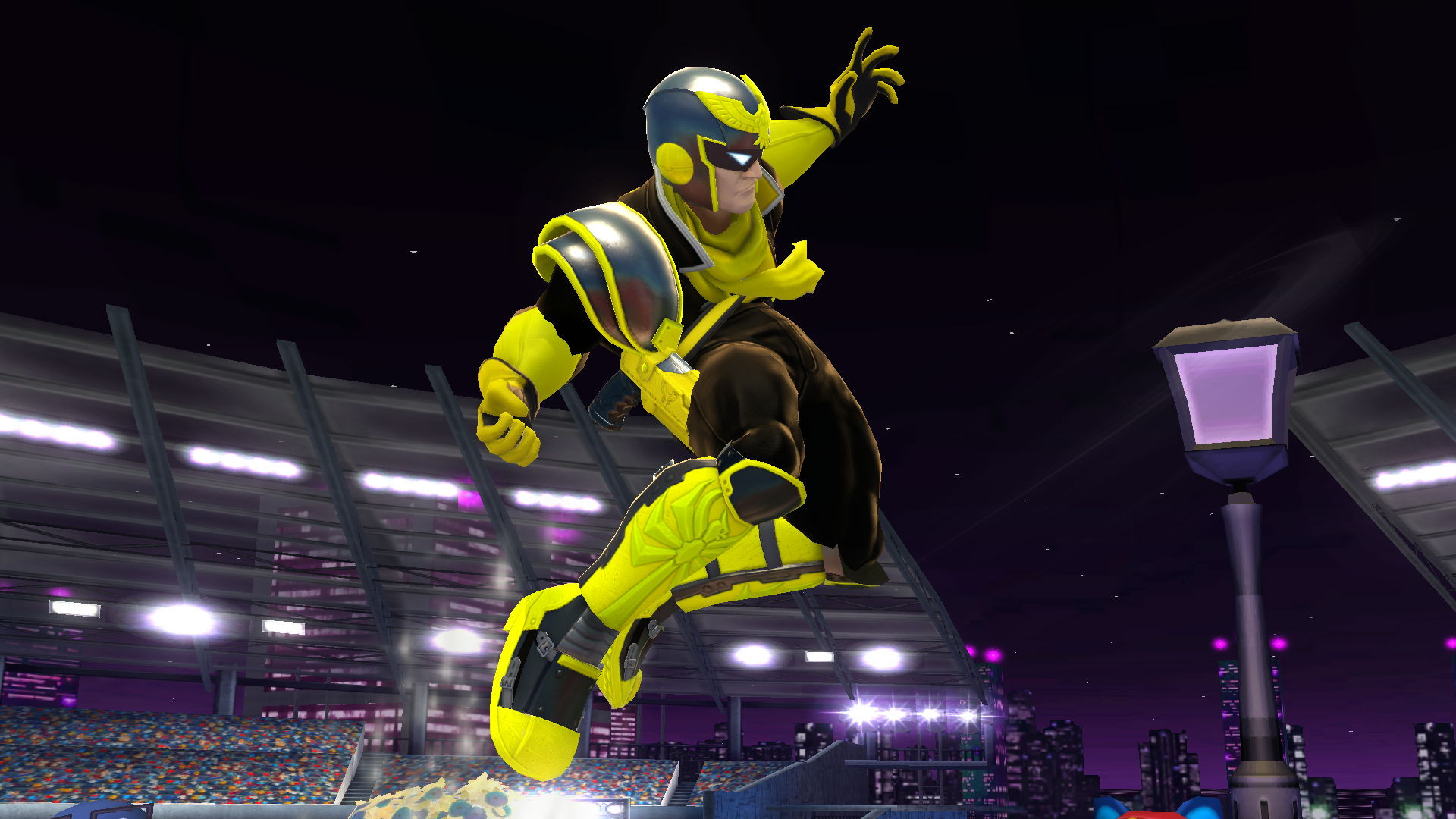 Black & Yellow Captain Falcon [Super Smash Bros. (Wii U)] [Mods]