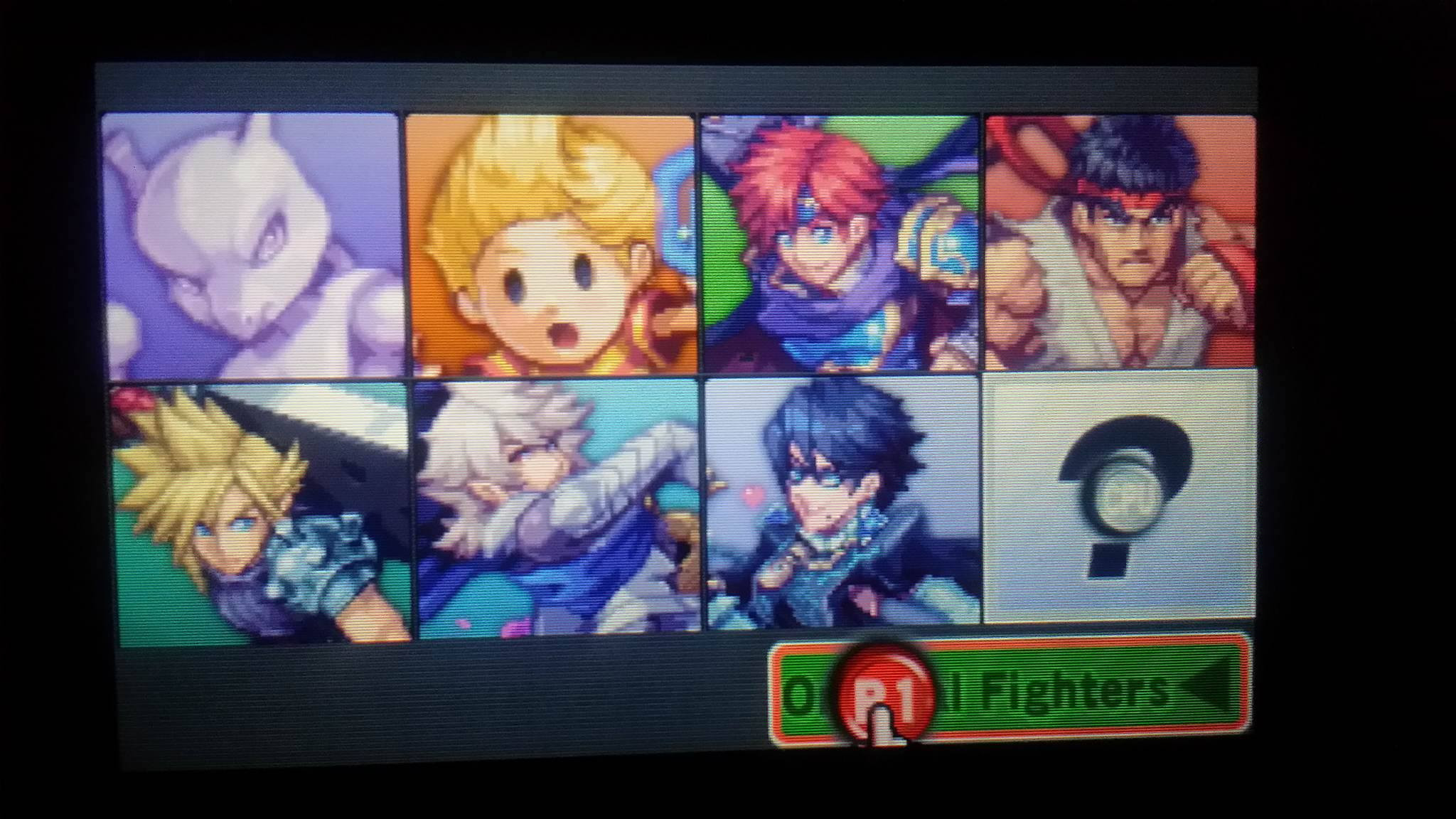 Sprited CSS - Finale (3DS) Mod for Super Smash Bros. (3DS) | SSB3DS Mods