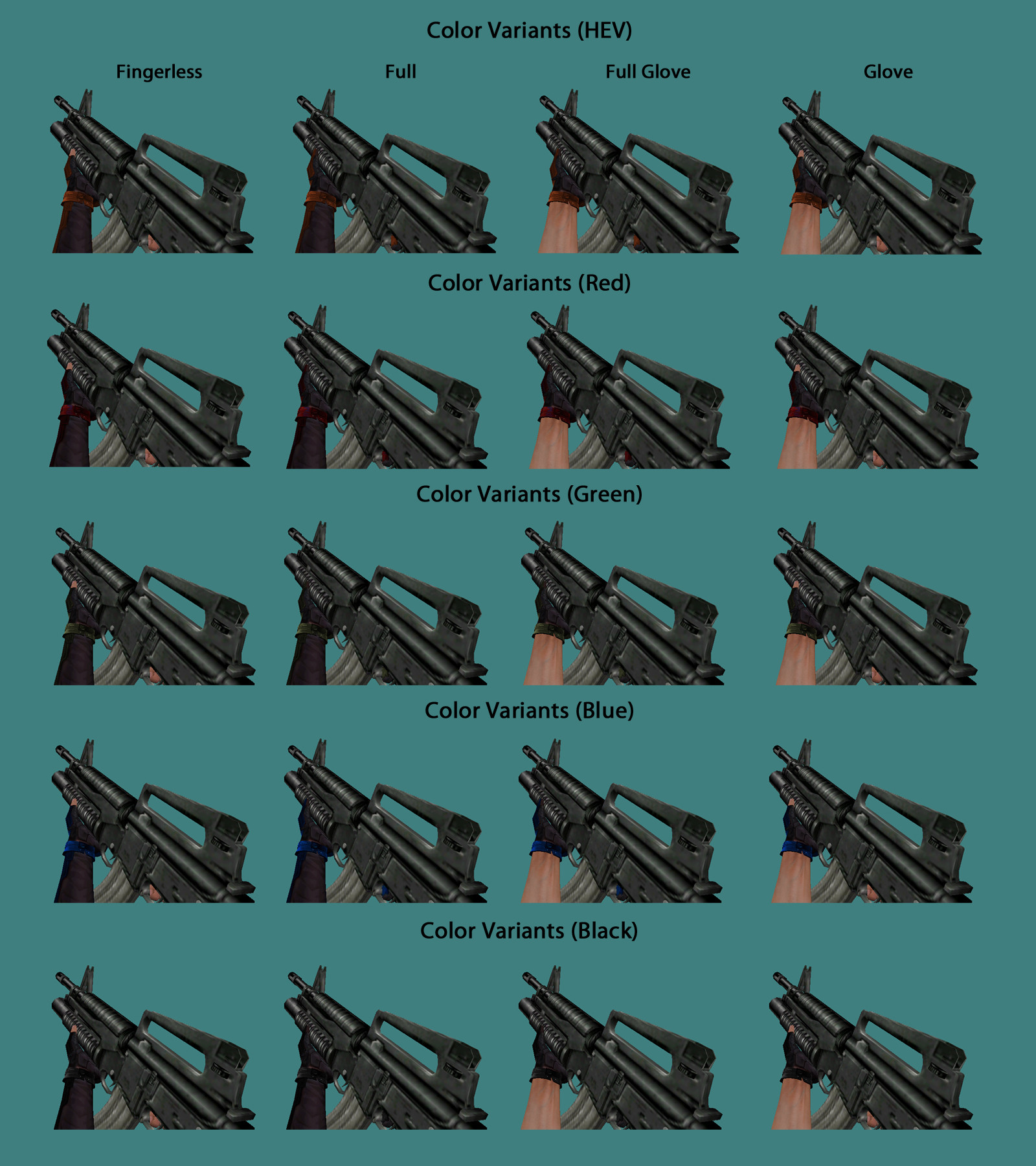 CSO Male Metal Arena Hands - HD/Classic Weapons Mod for Half-Life | HL Mods