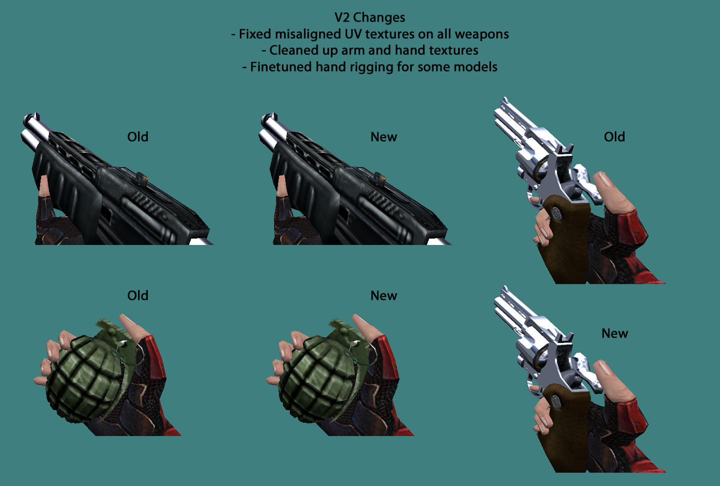 CSO Female Metal Arena Hands - HD/Classic Weapons Mod for Half-Life ...