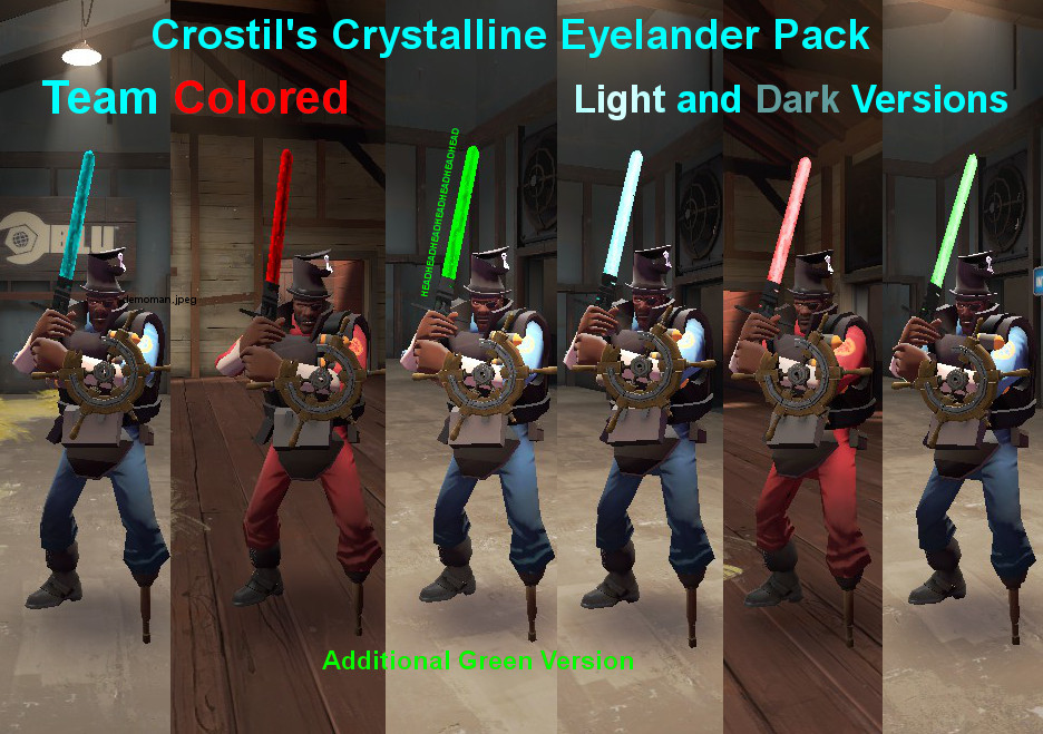Crostil's Crystalline Eyelander Pack Mod for Team Fortress 2 | TF2 Mods