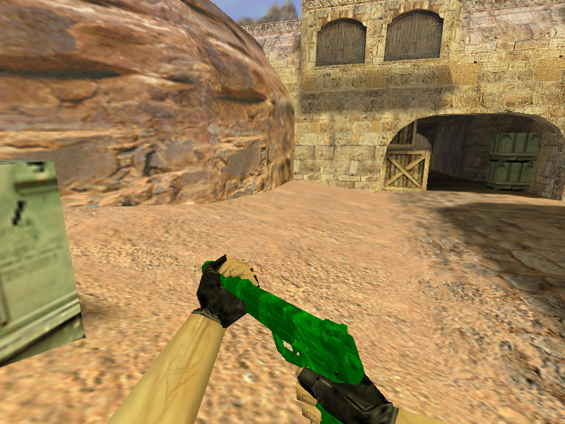 Default USP - I like Green [Counter-Strike 1.6] [Mods]