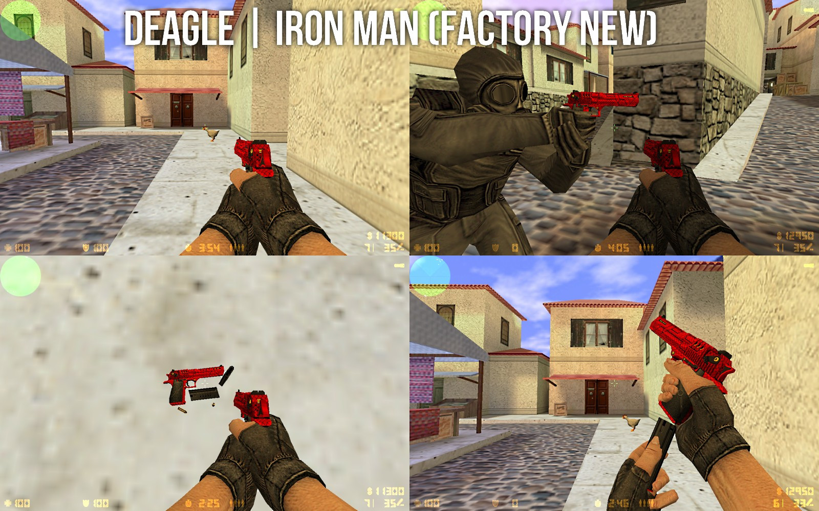 Iron man on Firegold's DEAGLE (CSGO anims) Mod for Counter-Strike 1.6 ...