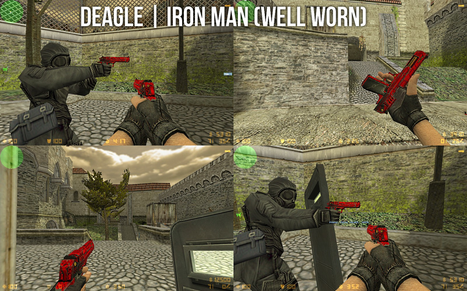 Iron man on Firegold's DEAGLE (CSGO anims) Mod for Counter-Strike 1.6 ...