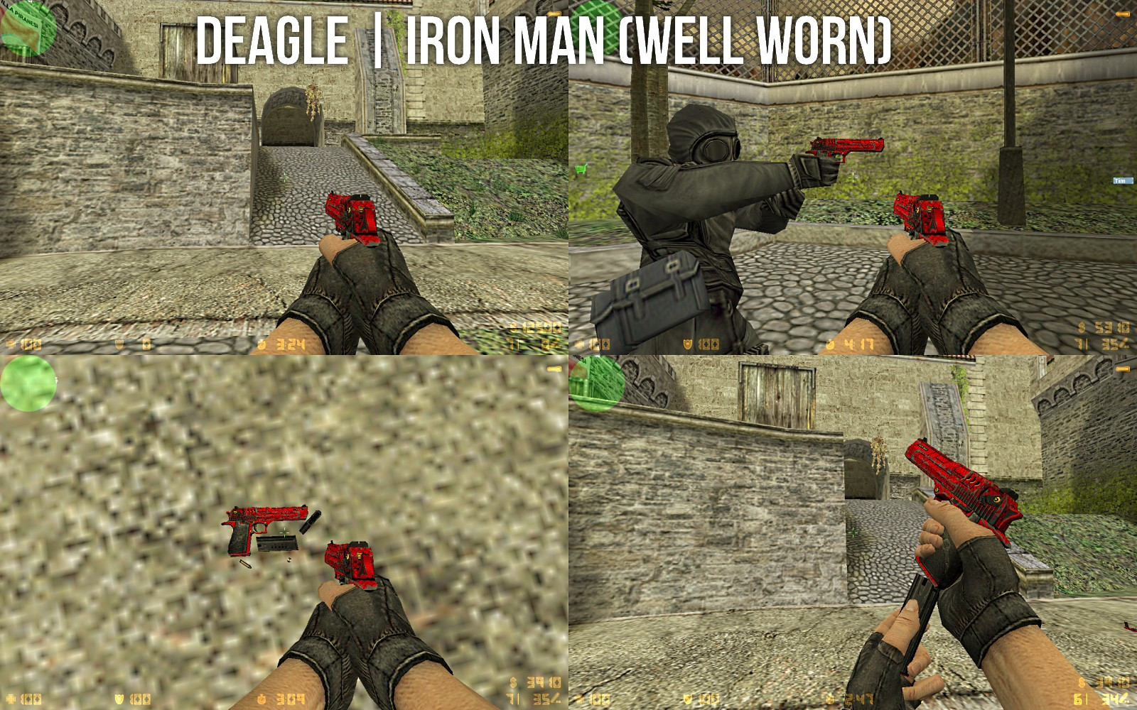 Iron man on Firegold's DEAGLE (CSGO anims) Mod for Counter-Strike 1.6 ...