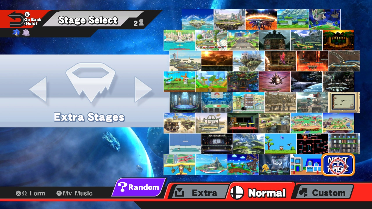 Galaxy themed GUI [Super Smash Bros. (Wii U)] [Mods]