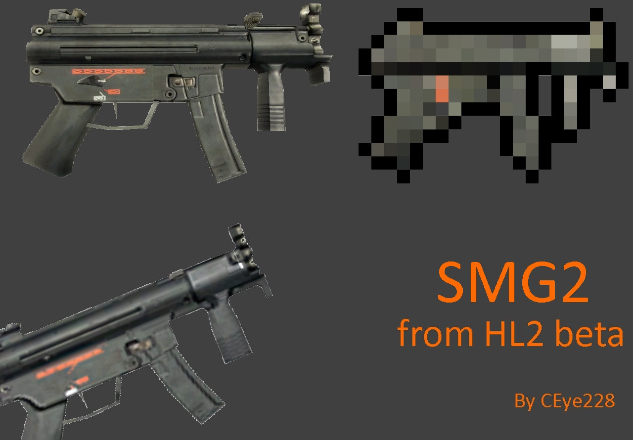 SMG from HL2 Beta [CS2D] [Mods]
