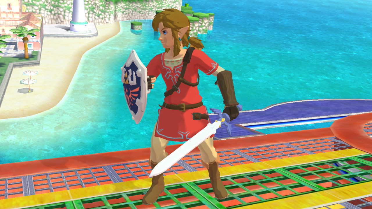 BOTW Link Recolors Mod for Super Smash Bros. (Wii U) | SSB4U Mods