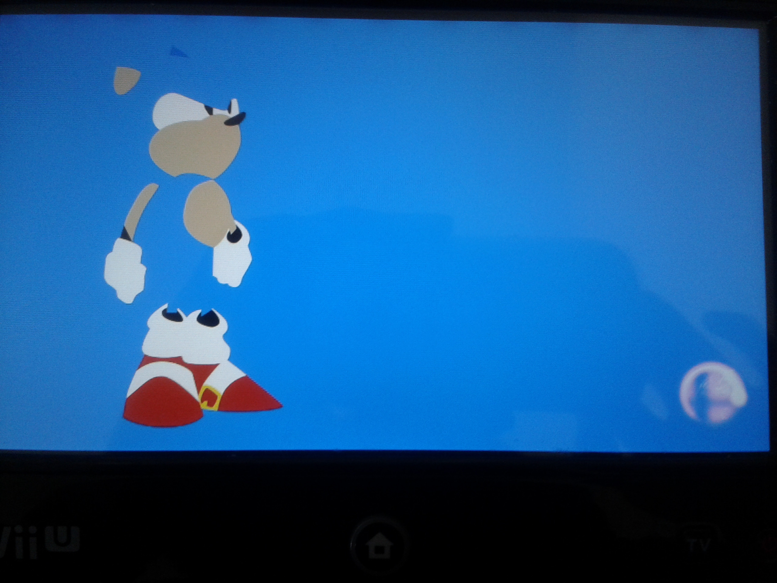 Sonic silhouette Loading screen [Super Smash Bros. (Wii U)] [Mods]