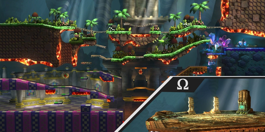 "Pyrosphere Cavern" (Omega) [Super Smash Bros. (Wii U)] [Mods]
