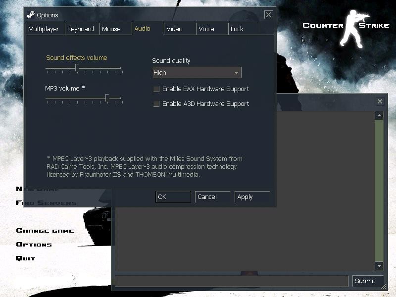 BC2 Menu Background (V1.0) Mod for Counter-Strike 1.6 | CS1.6 Mods