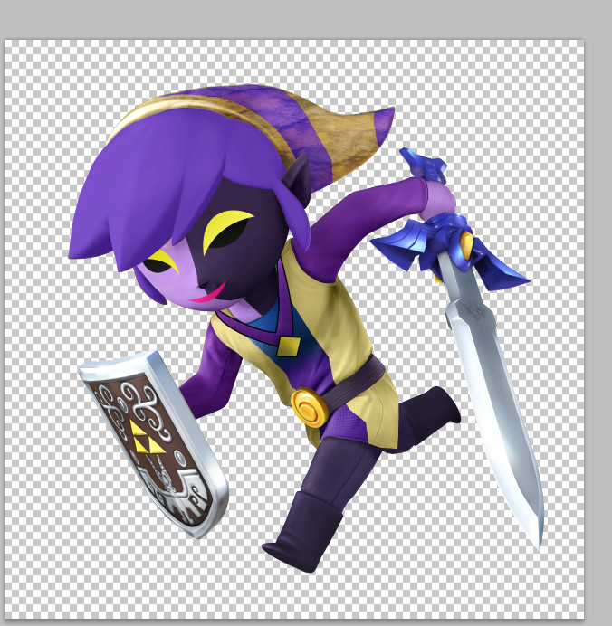 Render Accurate Dimentio Toon Link CSPs [Super Smash Bros. (Wii U)] [Mods]
