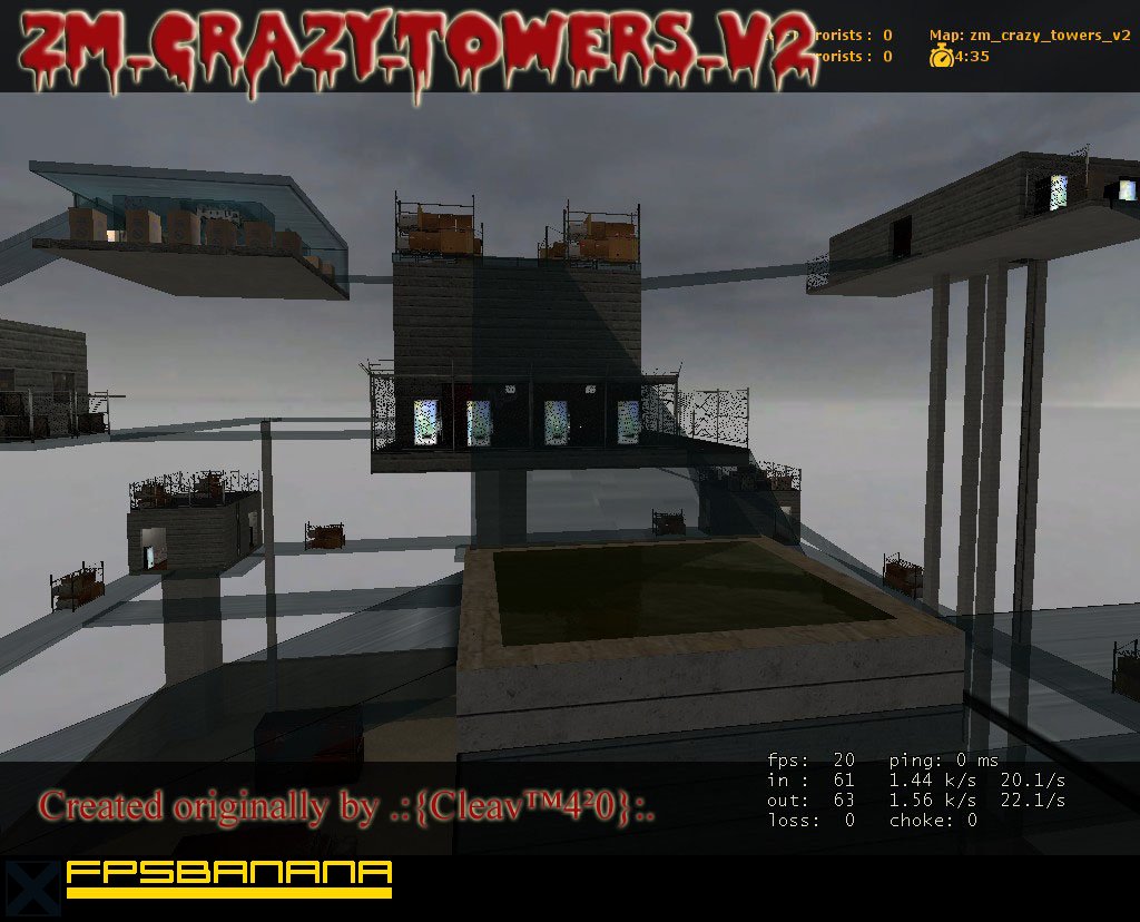 zm_crazy_towers_v2 [Counter-Strike: Source] [Mods]