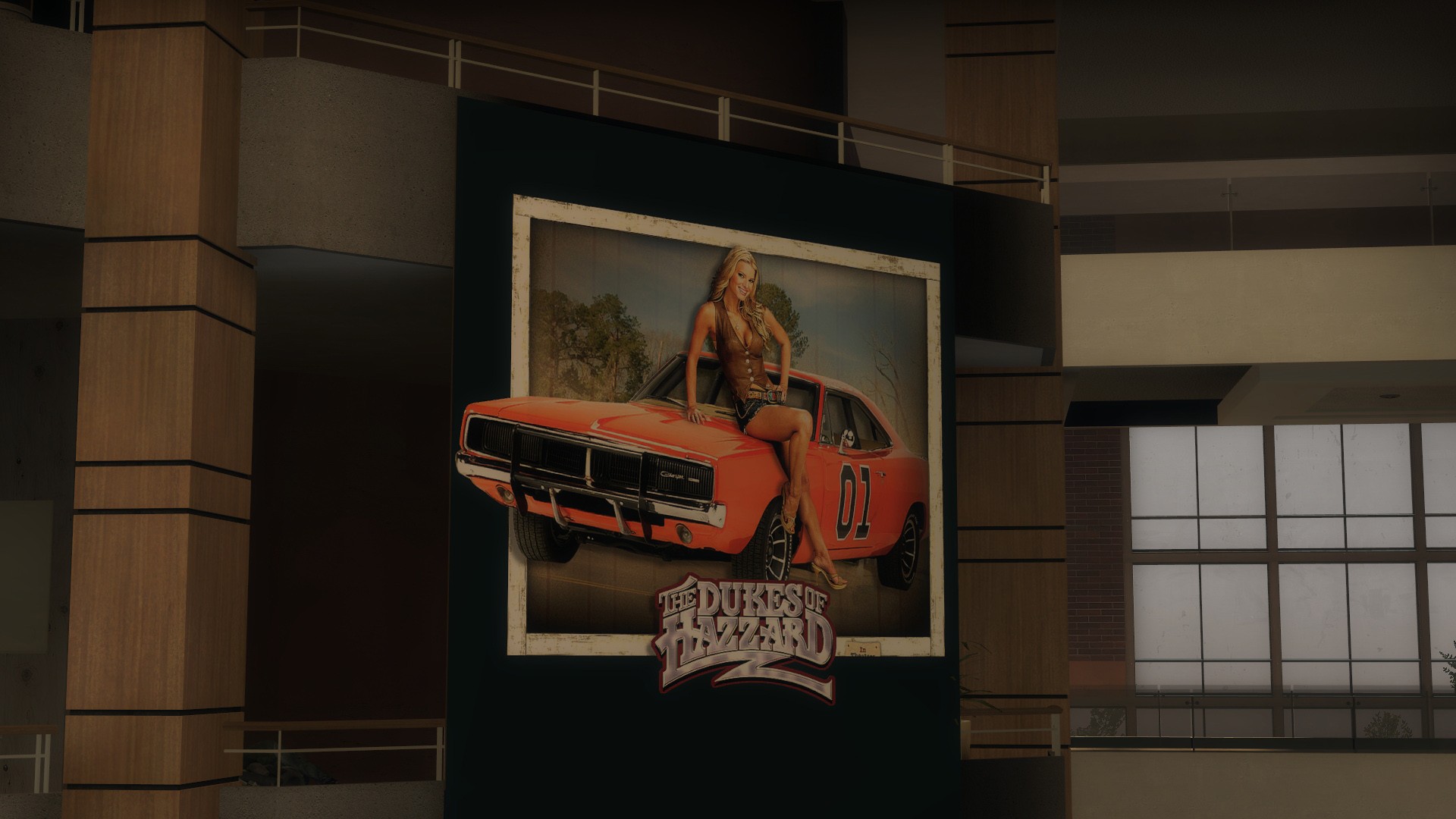 Dukes Of Hazzard Poster + General Lee Car Mod for Left 4 Dead 2 | L4D2 Mods