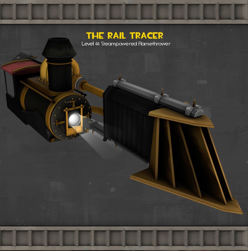 The Rail tracer (BB&Flamethrower) Mod for Team Fortress 2 | TF2 Mods