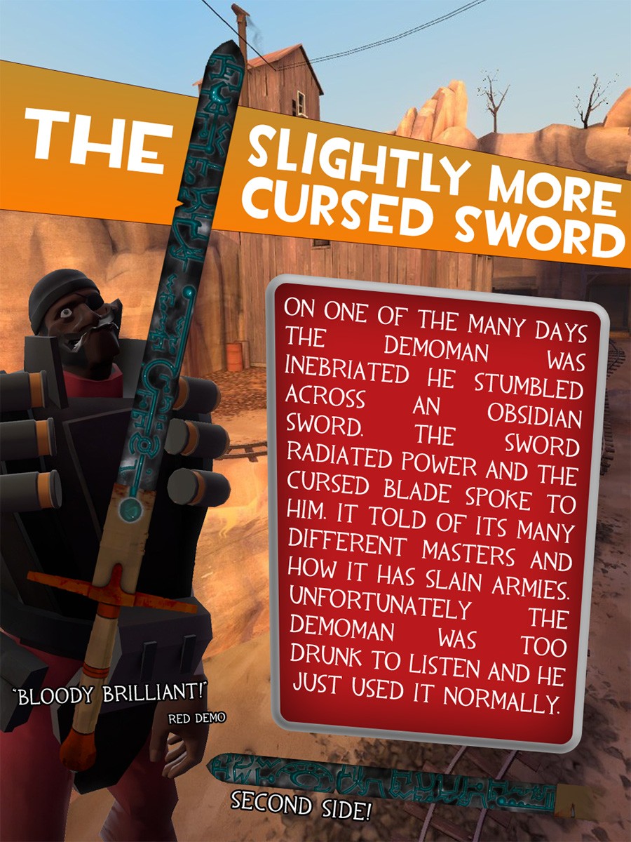 The Slightly More Cursed Sword Mod for Team Fortress 2 | TF2 Mods
