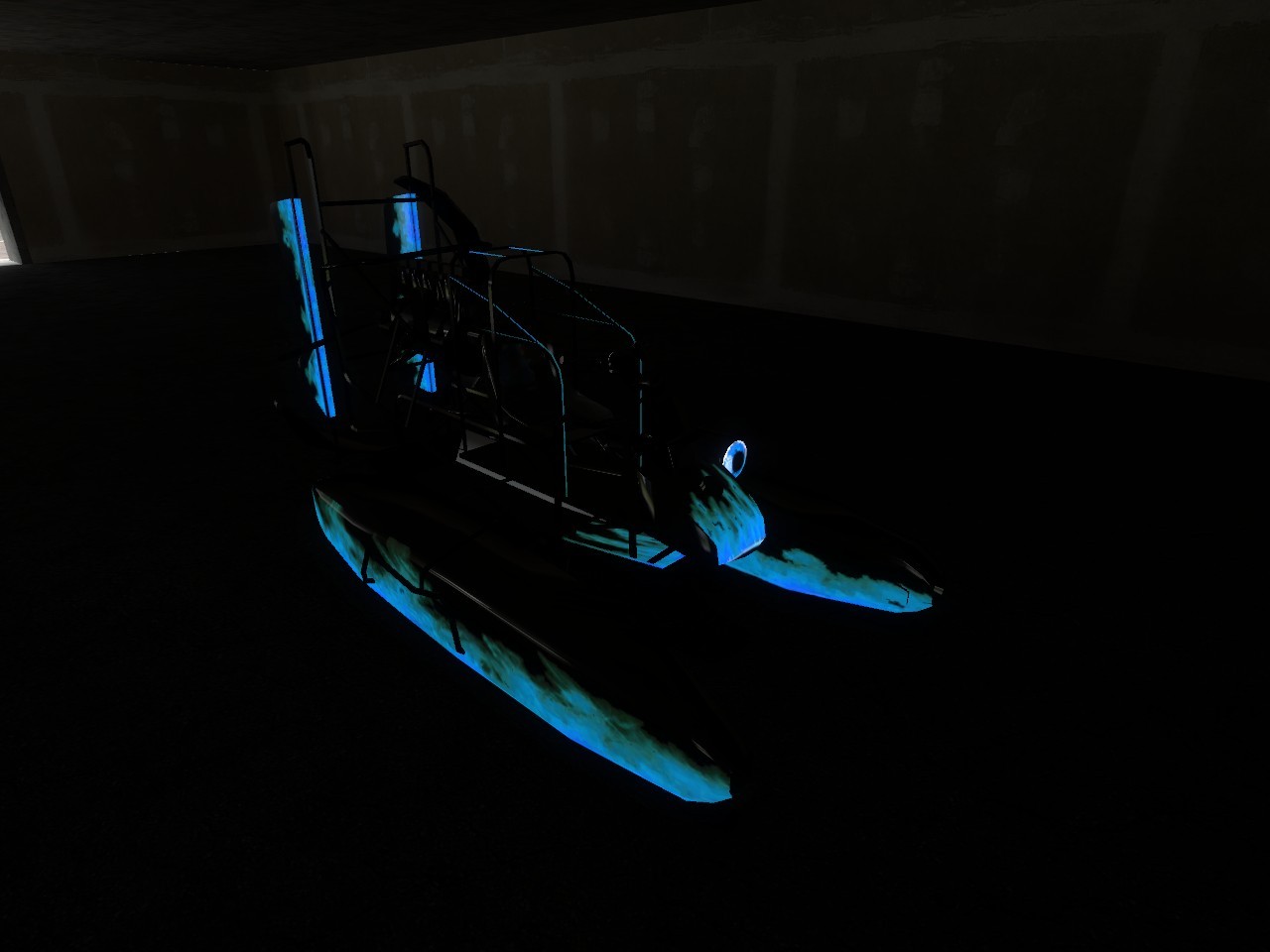 GHOST AIRBOAT (GLOWING TEXTURE) Mod for Half-Life 2 | HL2 Mods