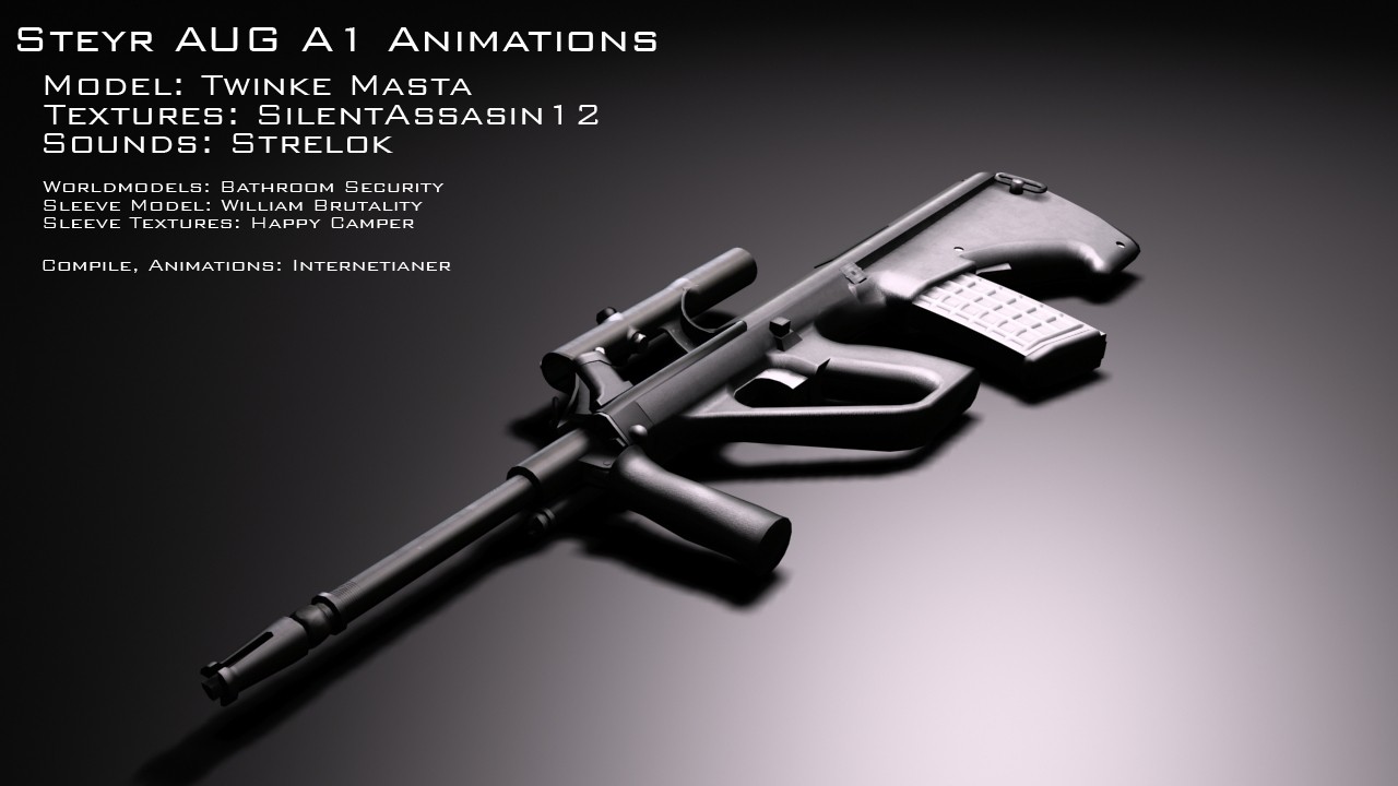 Steyr AUG A1 Animations Mod for Counter-Strike: Source | CS:S Mods