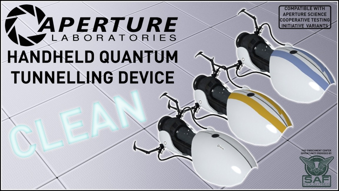 Clean Dual Portal Device Mod for Portal 2 | P2 Mods