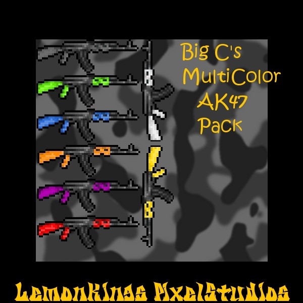 Multi-Color AK47 Skin Pack [CS2D] [Mods]