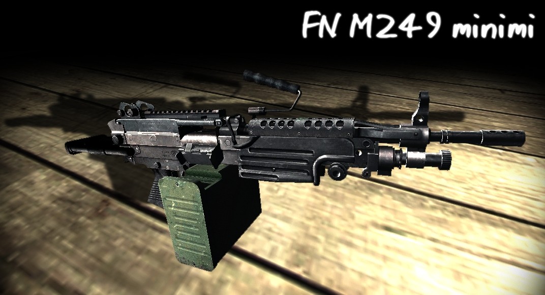 FN M249 on IIopn MW2 anims Mod for Counter-Strike 1.6 | CS1.6 Mods