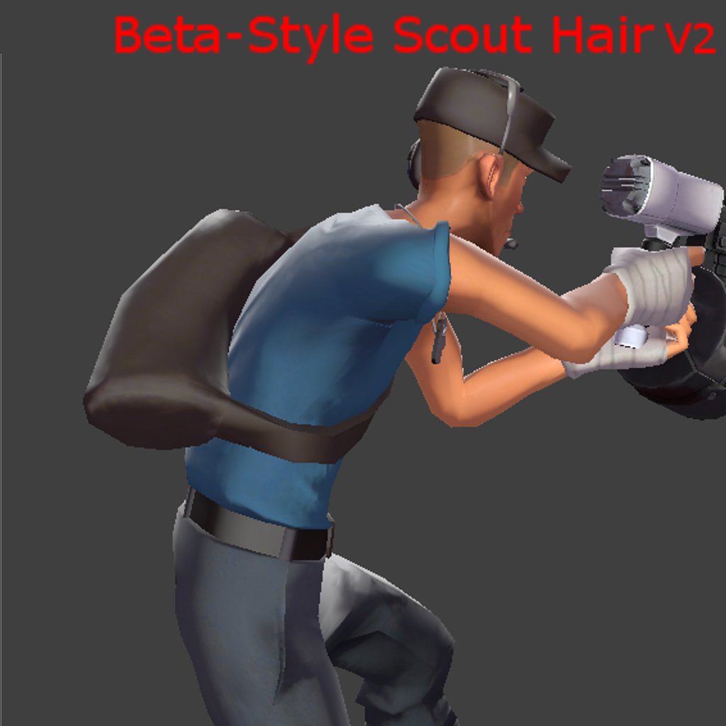 Beta-Style Scout Hair Mod for Team Fortress 2 | TF2 Mods