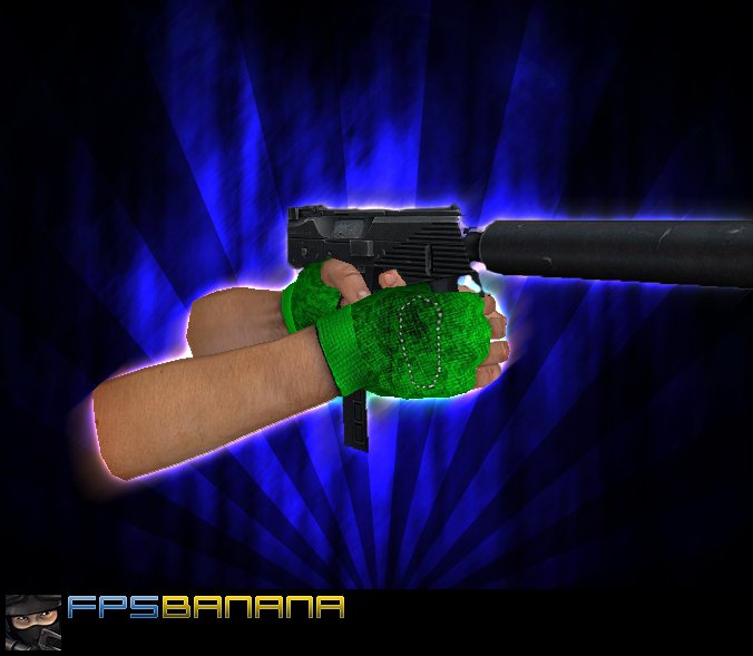 Green digital hands Mod for Counter-Strike: Source | CS:S Mods