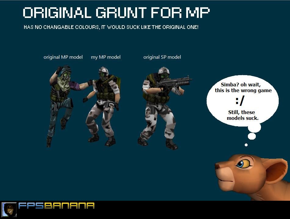 Original grunt for MP [Half-Life] [Mods]