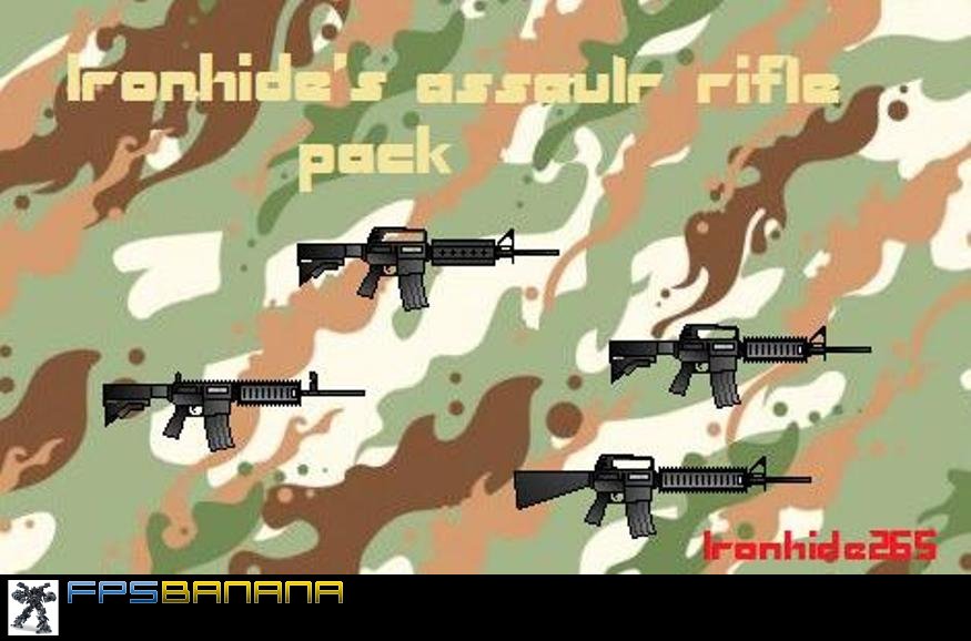 Ironhide's Assault Rifle pack [CS2D] [Mods]