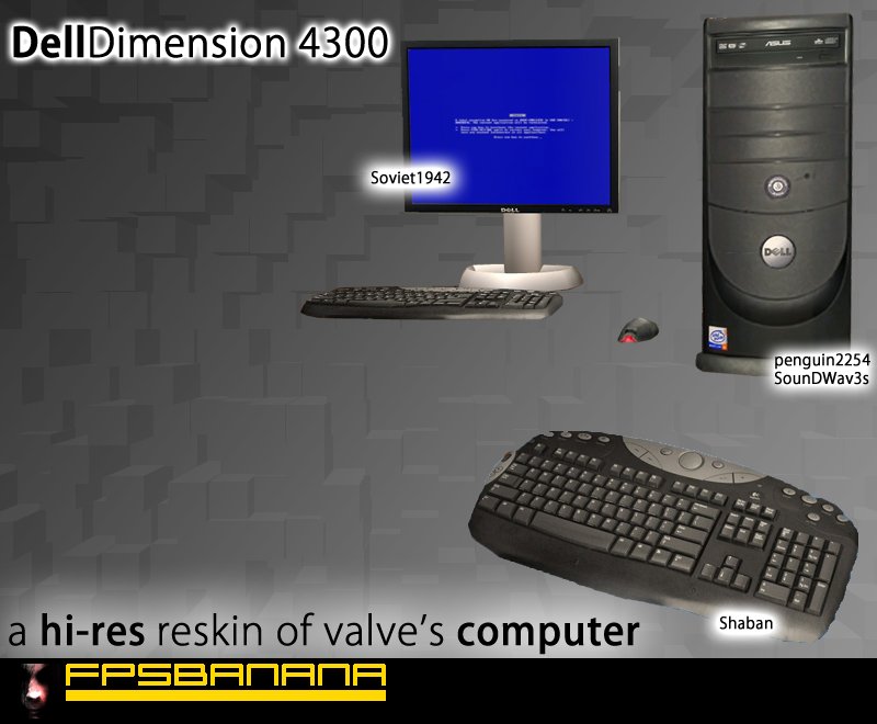 Hi-Res Dell Dimension 4300 Mod for Counter-Strike: Source | CS:S Mods