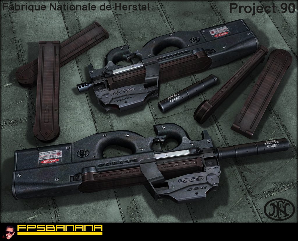 Fabrique Nationale P90 Mod for Counter-Strike: Source | CS:S Mods