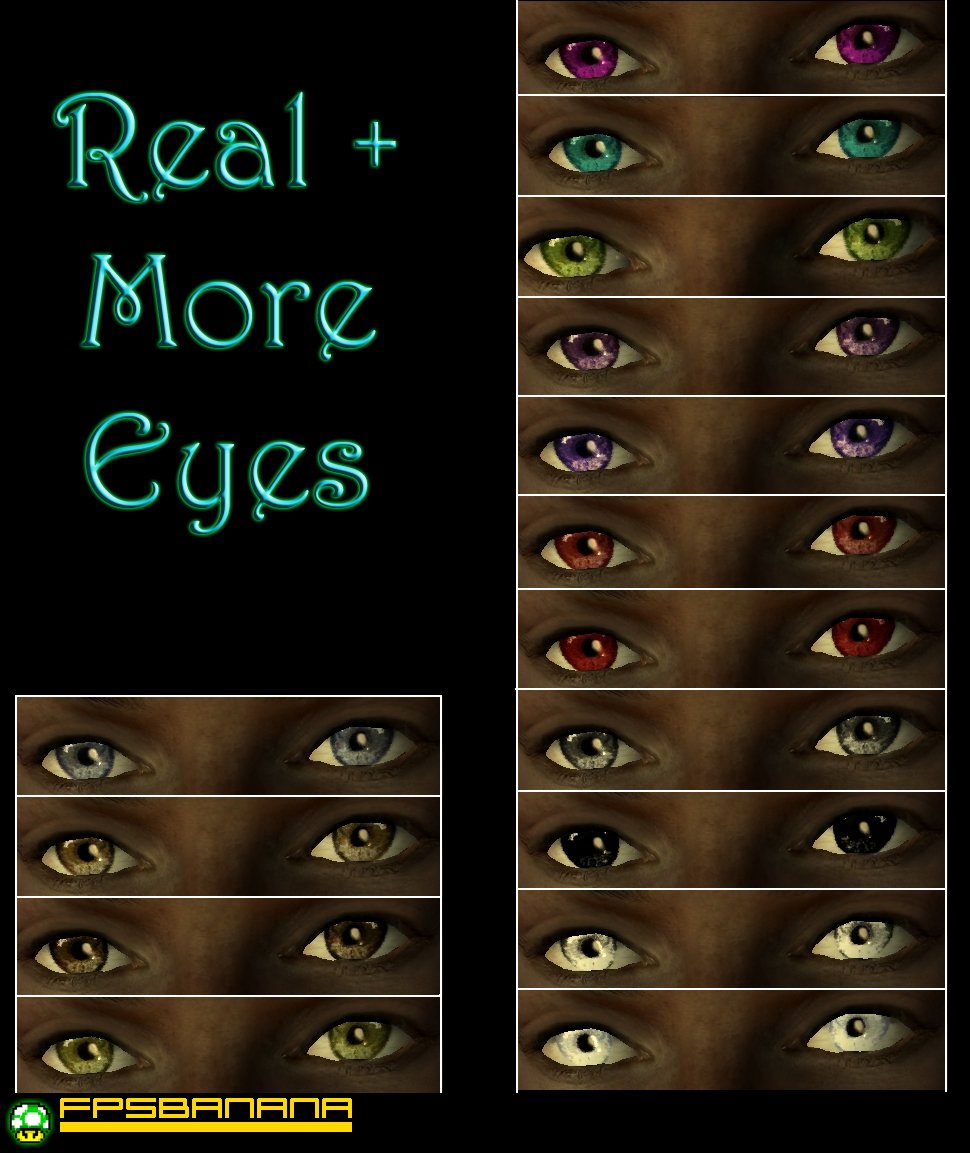 Real + More Eyes [Fallout 3] [Mods]